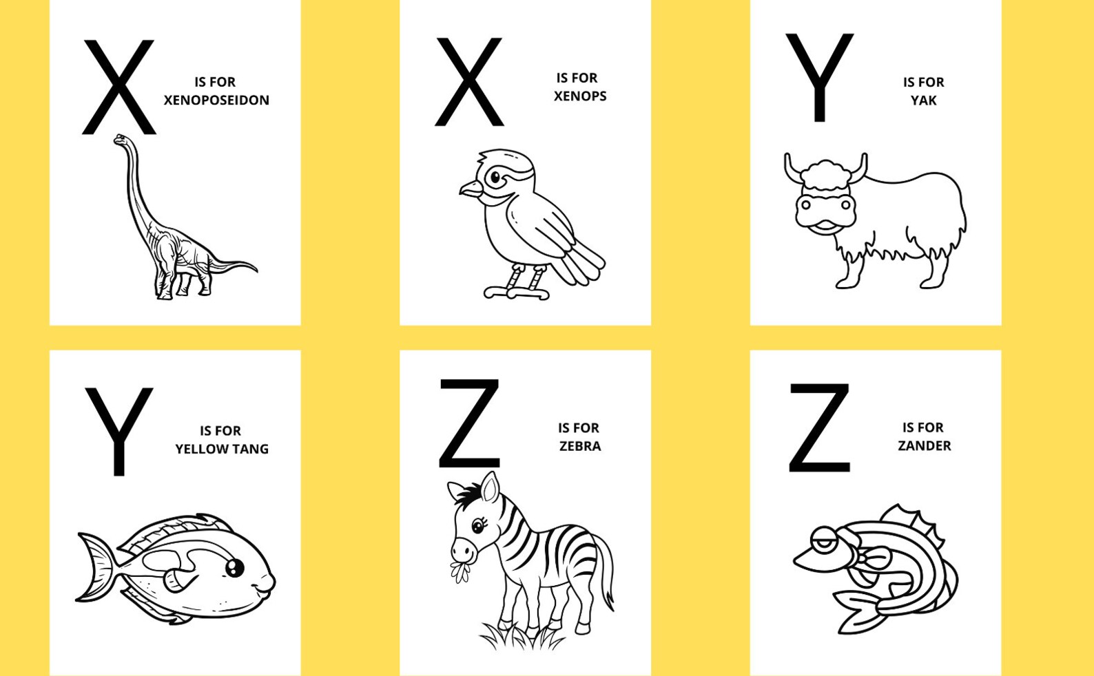 53 PAGES ABC Baby Coloring Book, Baby's First ABC Book, Sun Theme ...