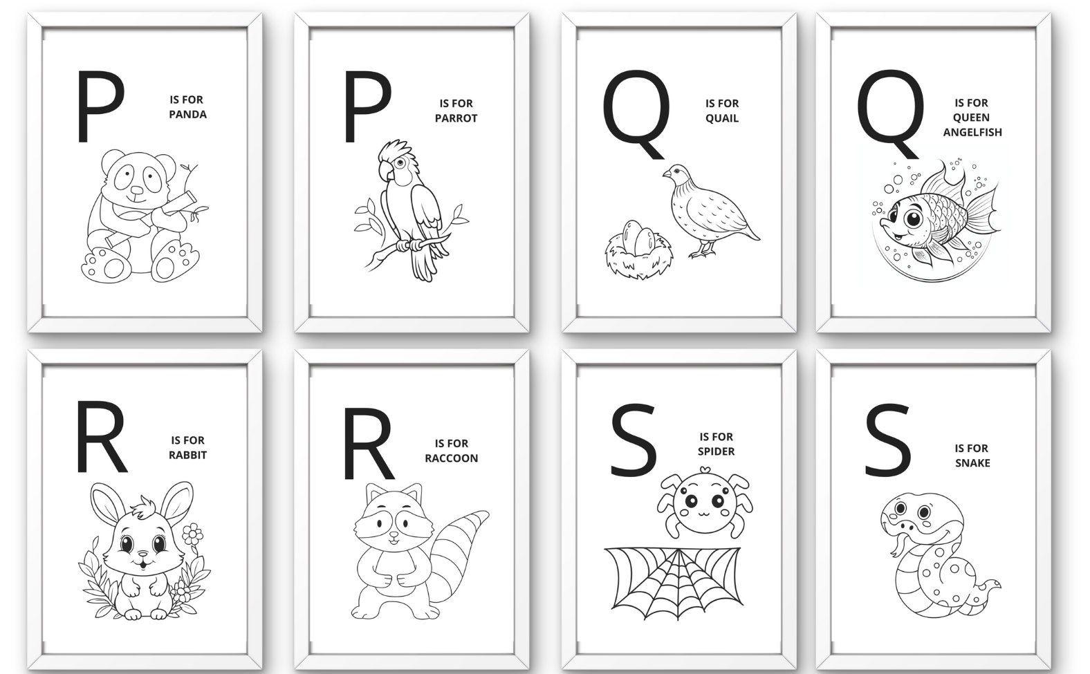 53 PAGES ABC Baby Coloring Book, Baby's First ABC Book, Sun Theme ...