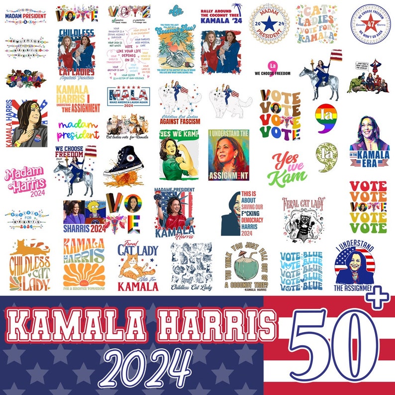 Kamala Harris Svg Bundle I'm Speaking Svg Madam President Svg Black ...