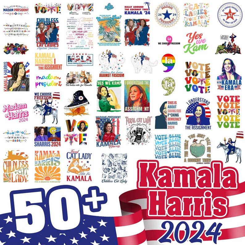 Kamala Harris Svg Bundle I'm Speaking Svg Madam President Svg Black ...