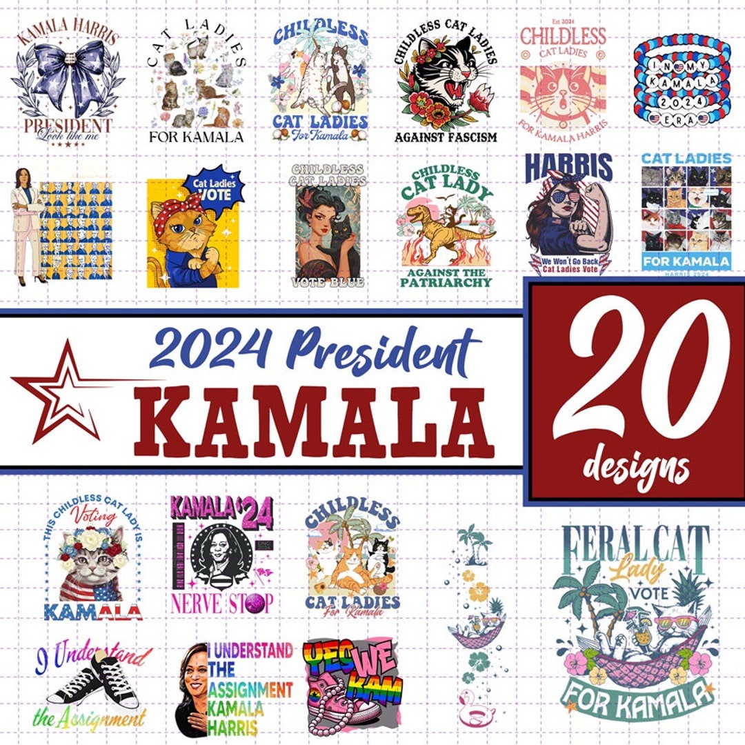 20 BUNDLE Harris Walz Png, Tim Walz Quotes Png, Democrat Design, Kamala ...