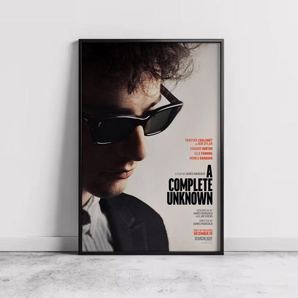 A Complete Unknown Movie Poster - Etsy
