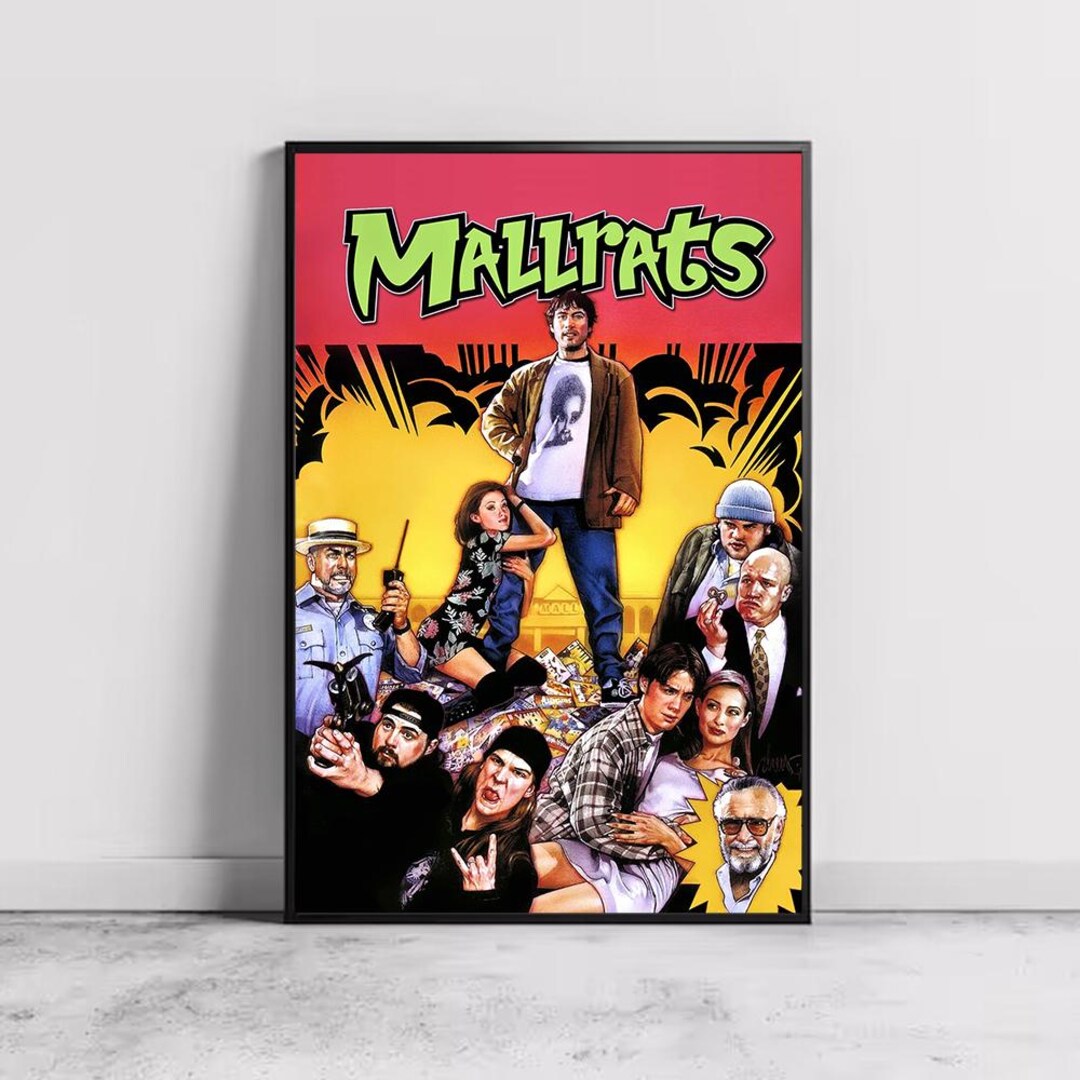 Mallrats Movie Poster, Home Decor, Canvas Wall Art, Personalized Gift ...