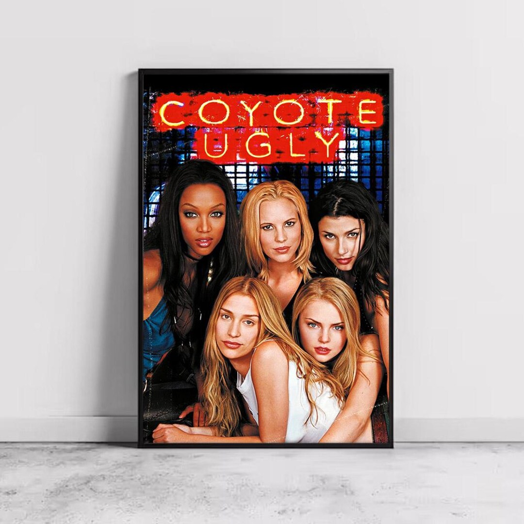 Coyote Ugly Movie Poster, Home Decor, Canvas Wall Art, Personalized ...