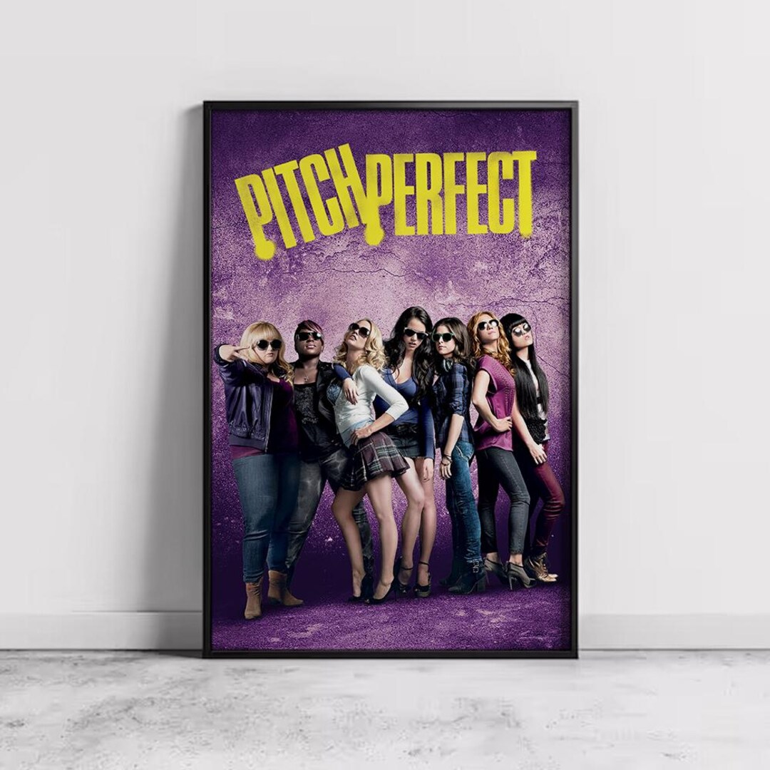 Pitch Perfect Movie Poster, Home Decor, Canvas Wall Art, Personalized ...