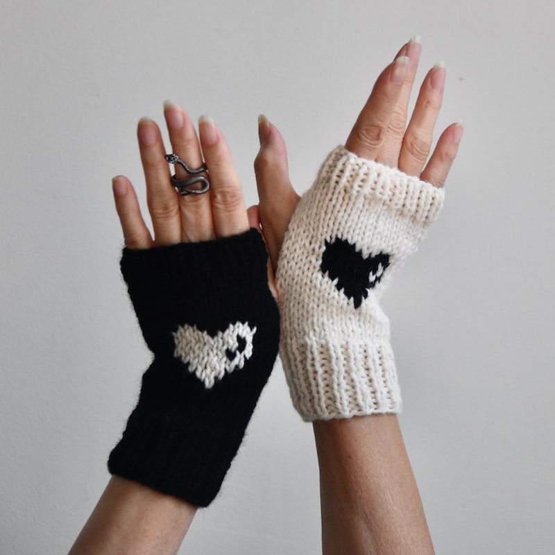 One Finger Crochet Mitten - Etsy