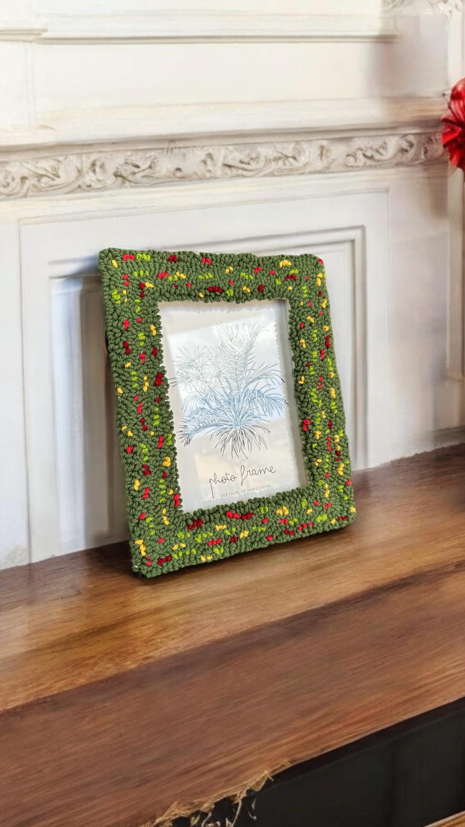 Photo Frames / Handmade Photo Frames / Punch Needle - Etsy