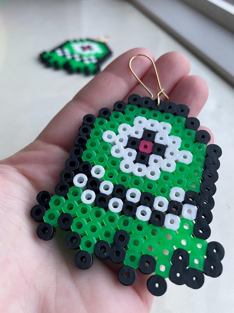 Custom Subtronics Cyclops Hypoallergenic Dangle Earrings Perler Jewelry ...