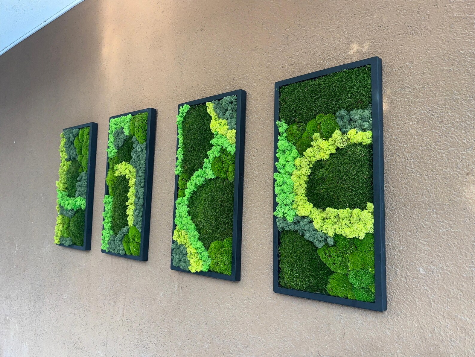 Premium Handmade Preserved Moss Wall Art Zero Maintenance, Long-lasting ...