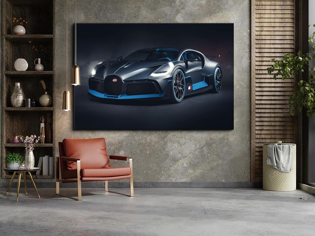 Bugatti Divo Corner Front Canvas Wall Art, Bugatti Divo Canvas Painting ...