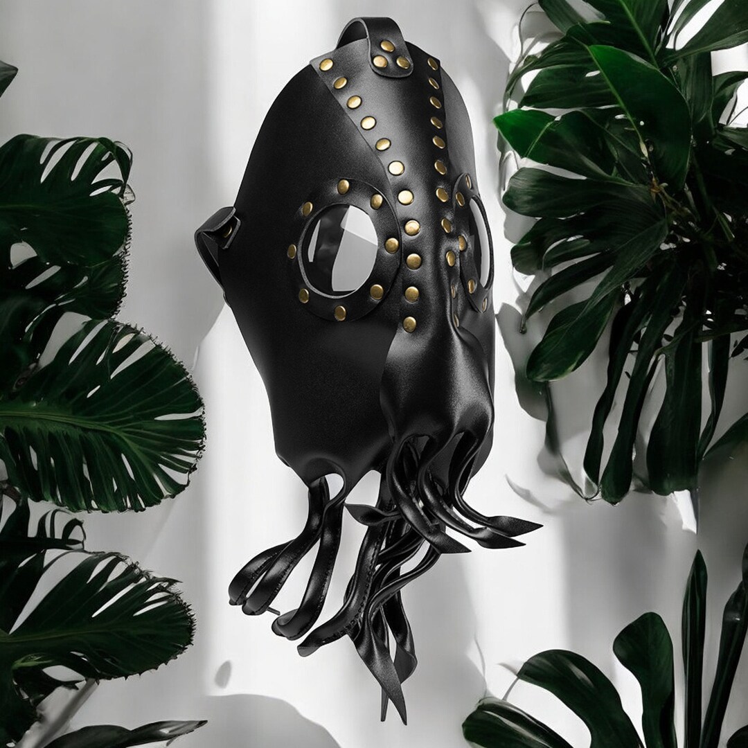 Octopus Mask , Plague Doctor, Bird Mask ,steampunk, Raven Mask ,costume ...