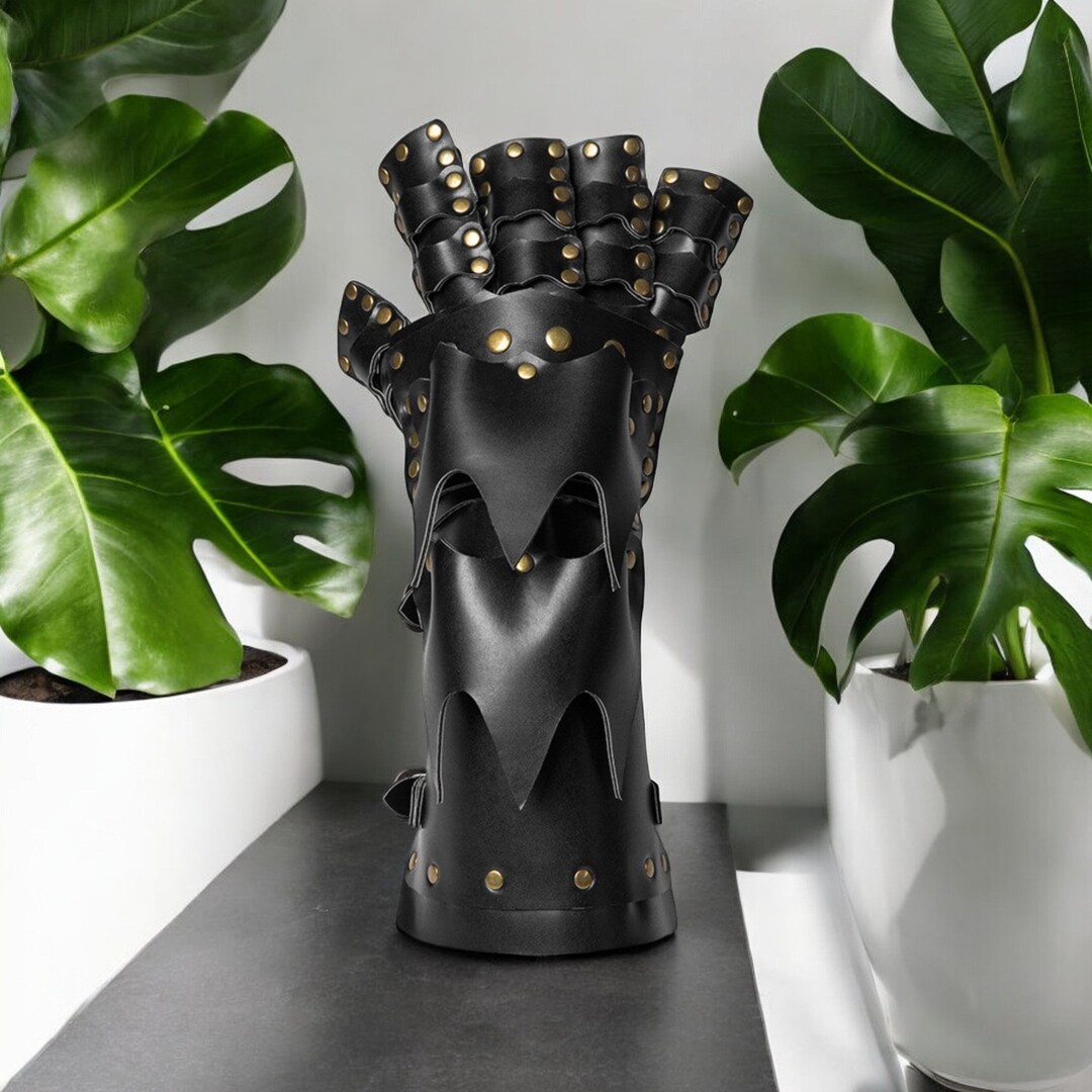 Leather Wrist Braces,medieval Wrist Braces, Larp Cosplay Armour ...