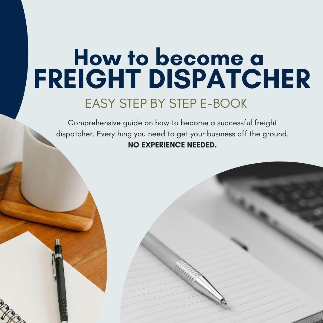 How to Become a Freight Dispatcher - Easy Ebook for Beginners - Etsy
