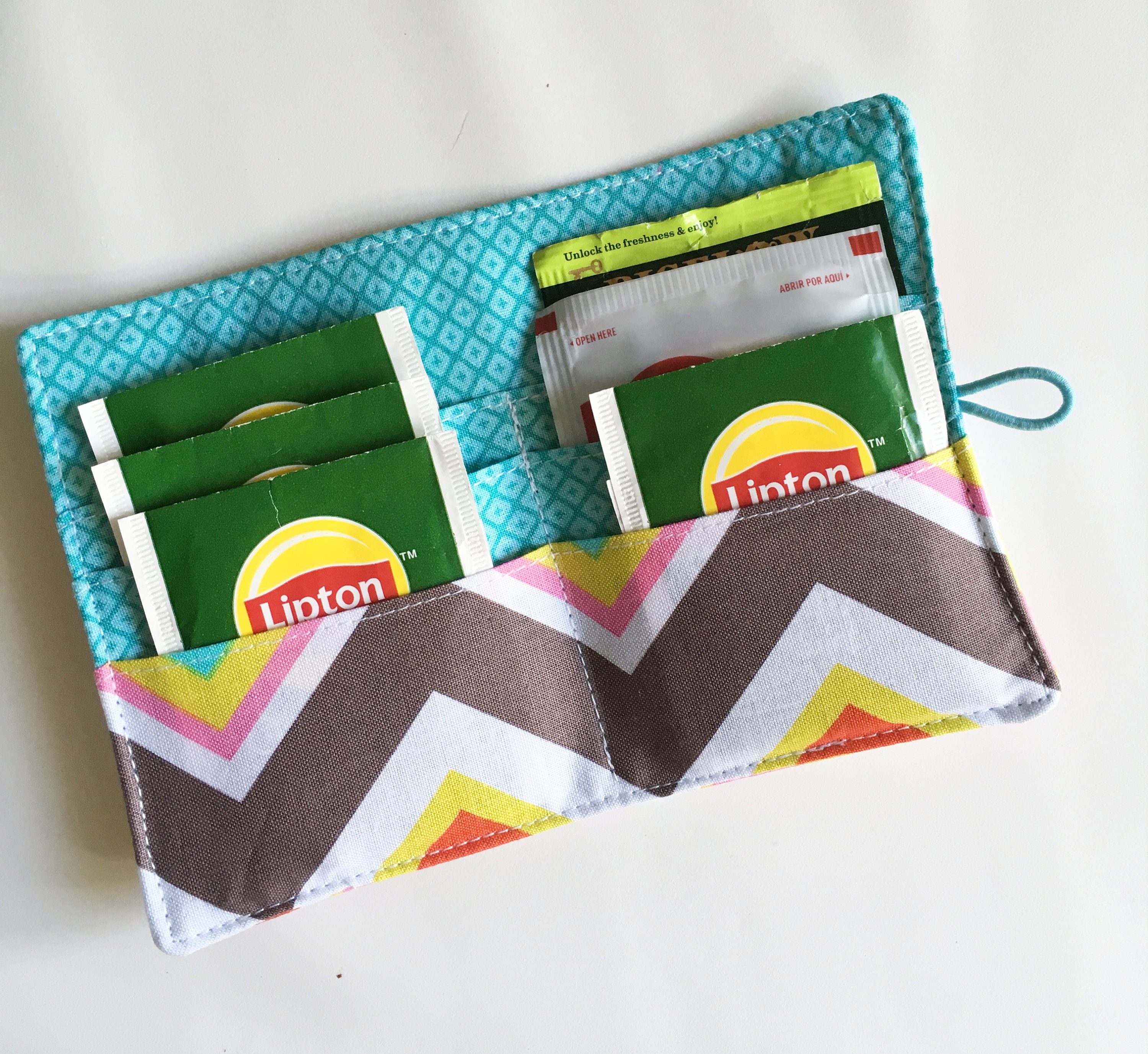 Tea Wallet Tea bag holder Tea Bag Wallet Travel Tea Holder | Etsy