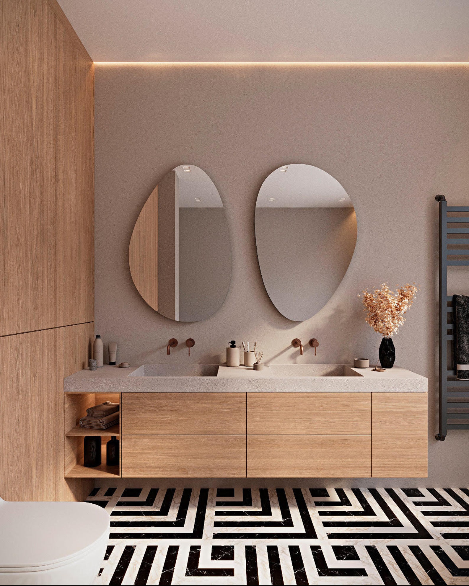 Custom Vanity Mirror With Lights, Unique Full Length Mirror, Aesthetic ...