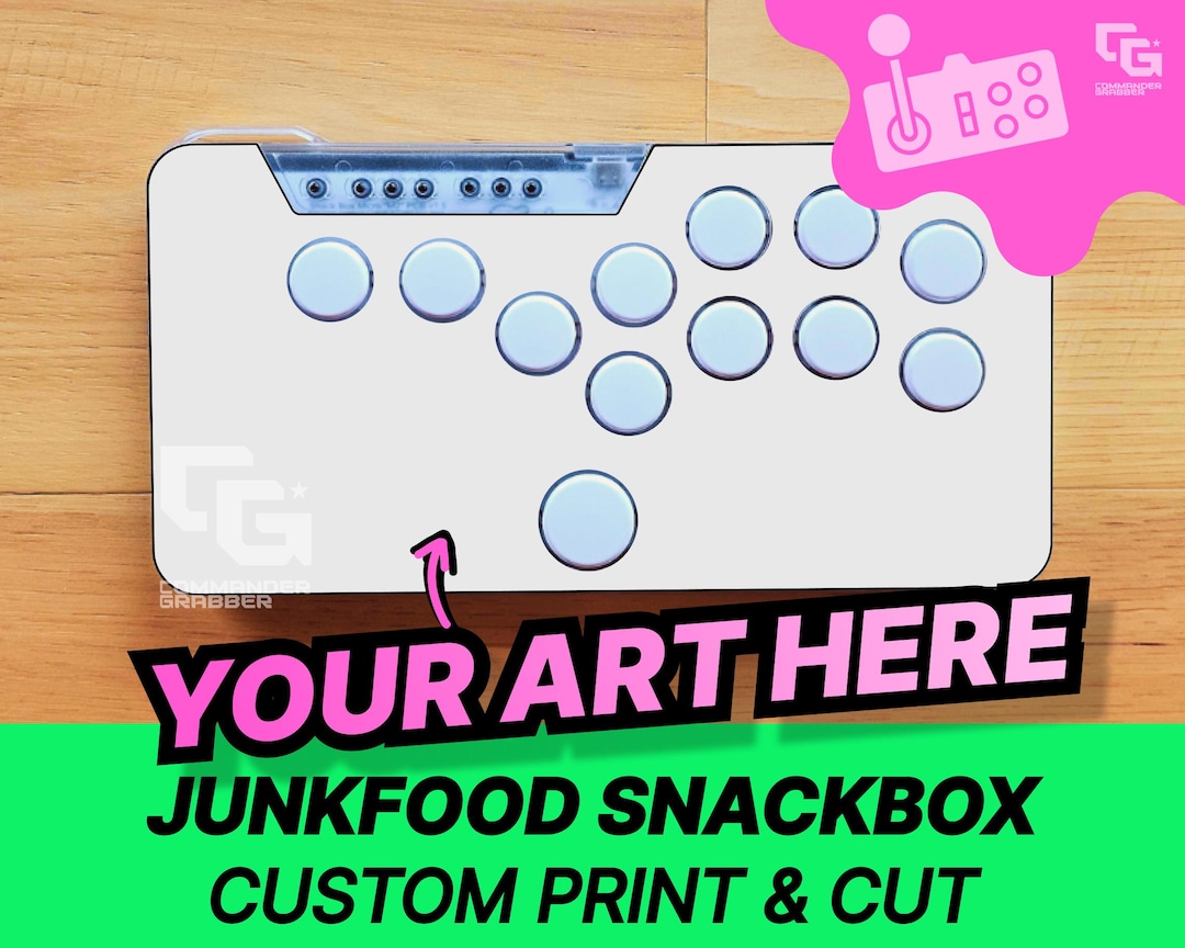 Junkfood Snackbox Micro - Custom Art Print & Cut - Etsy