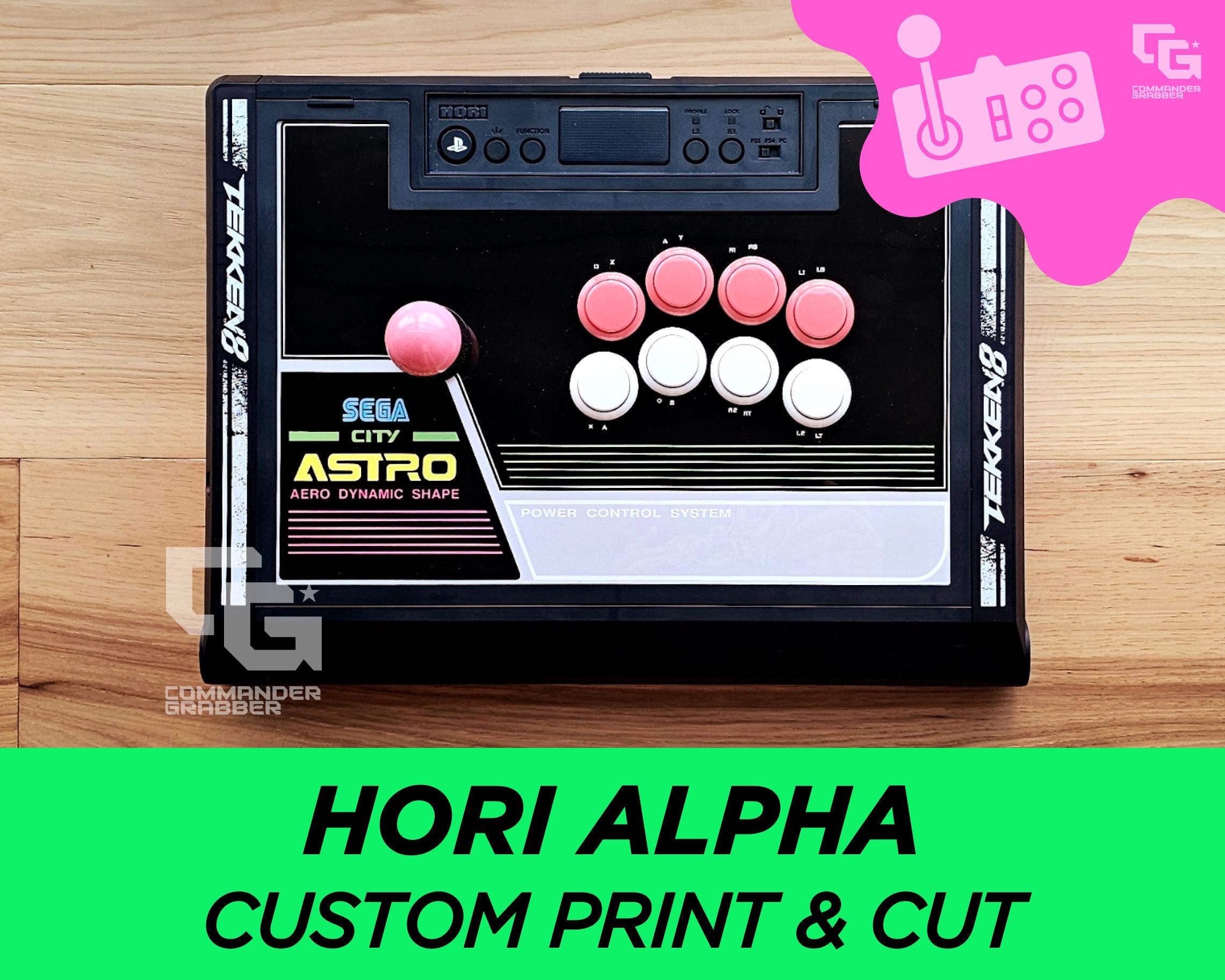 Hori Fighstick Alpha - Custom Art Print & Cut - Etsy