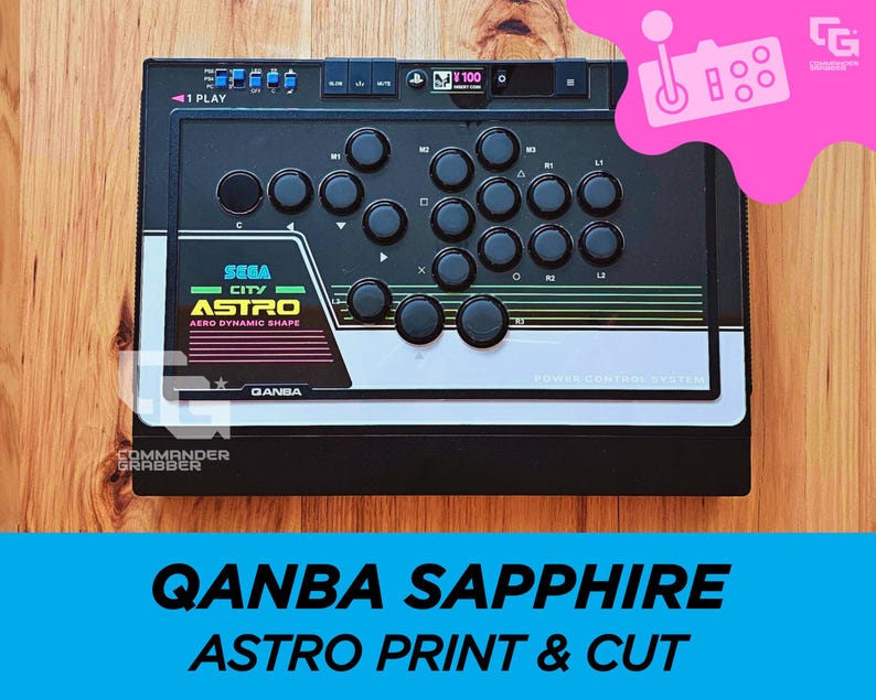 Qanba Saphire - Astro City Art Print & Cut - Etsy