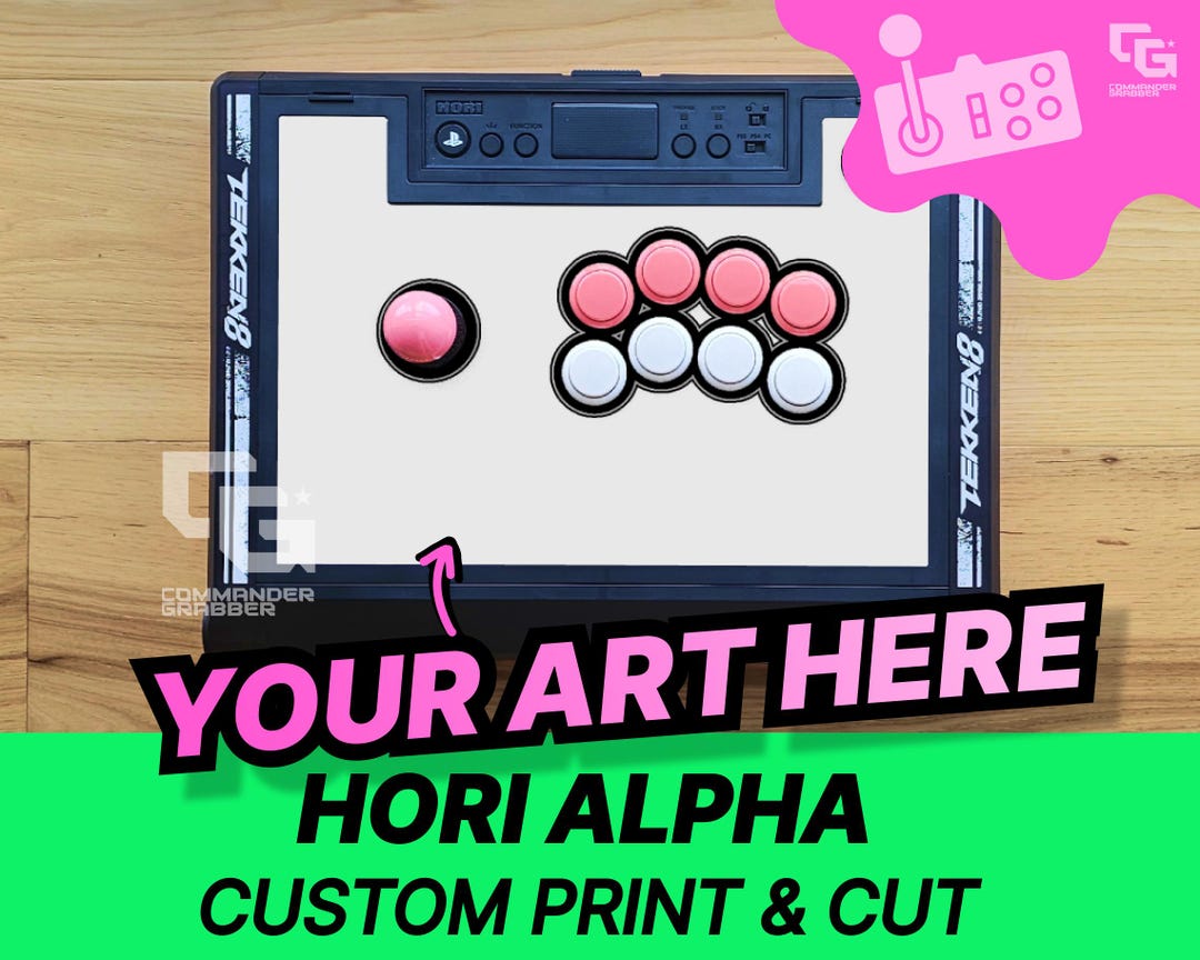 Hori Fighstick Alpha - Custom Art Print & Cut - Etsy