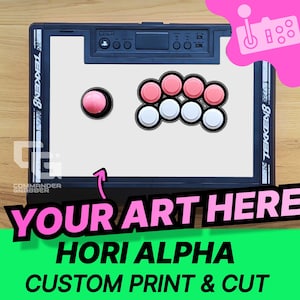 Hori Fighstick Alpha - Custom Art Print & Cut - Etsy