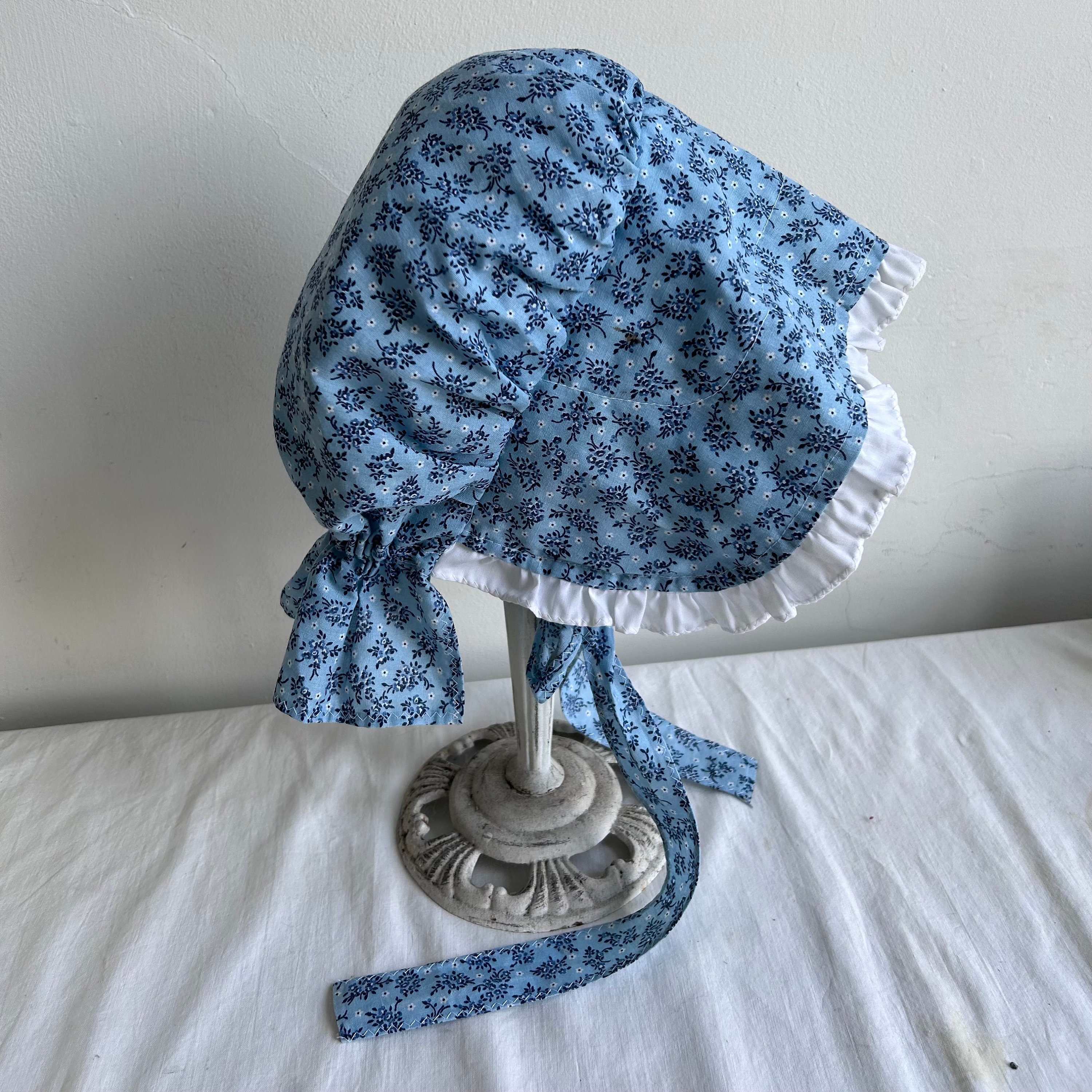 Vintage Calico Pioneer Prairie Girl Sun Bonnet Reenactment - Etsy