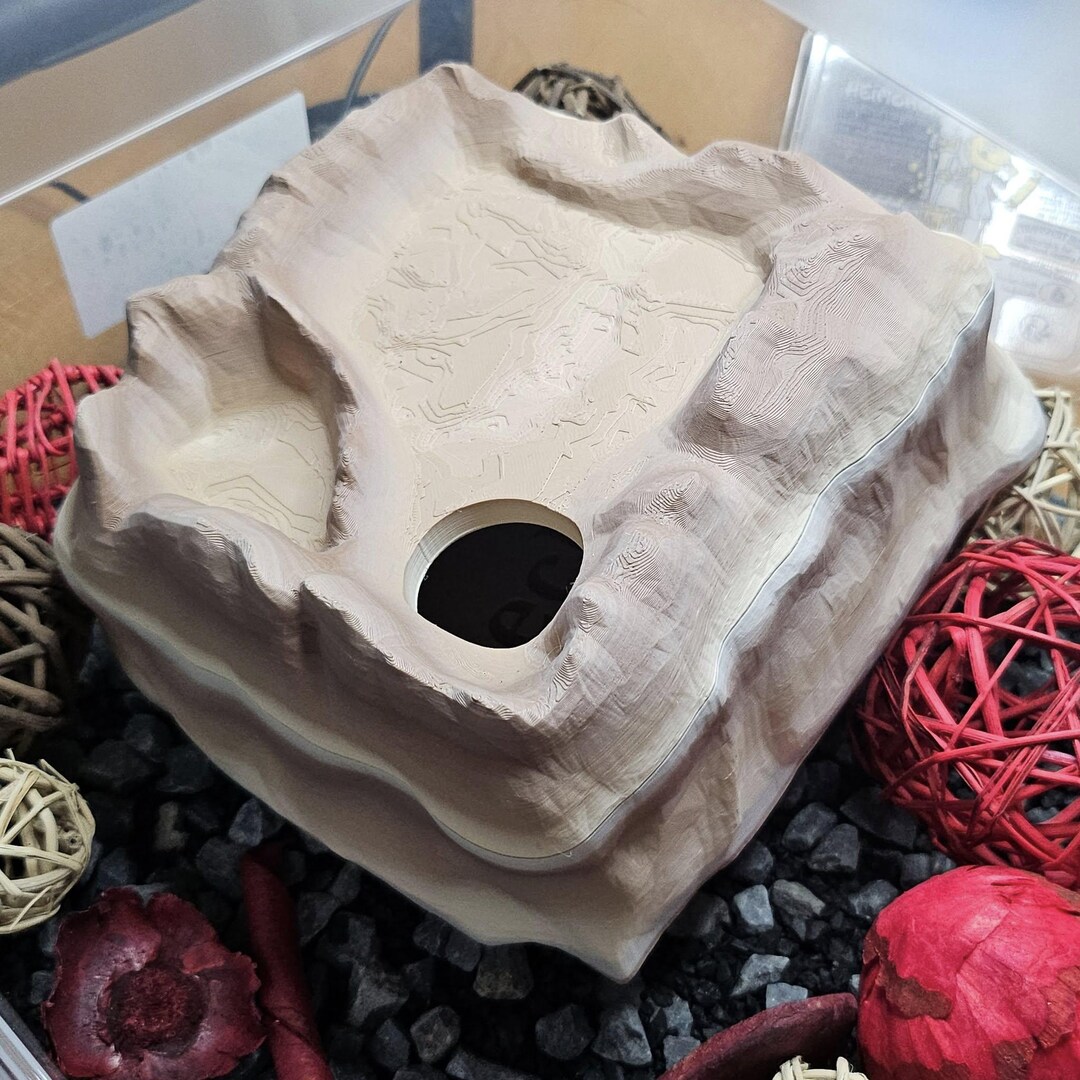 Terrarium Wetbox 3D Printing, Laying Box Moisture Hiding Place, Reptile ...