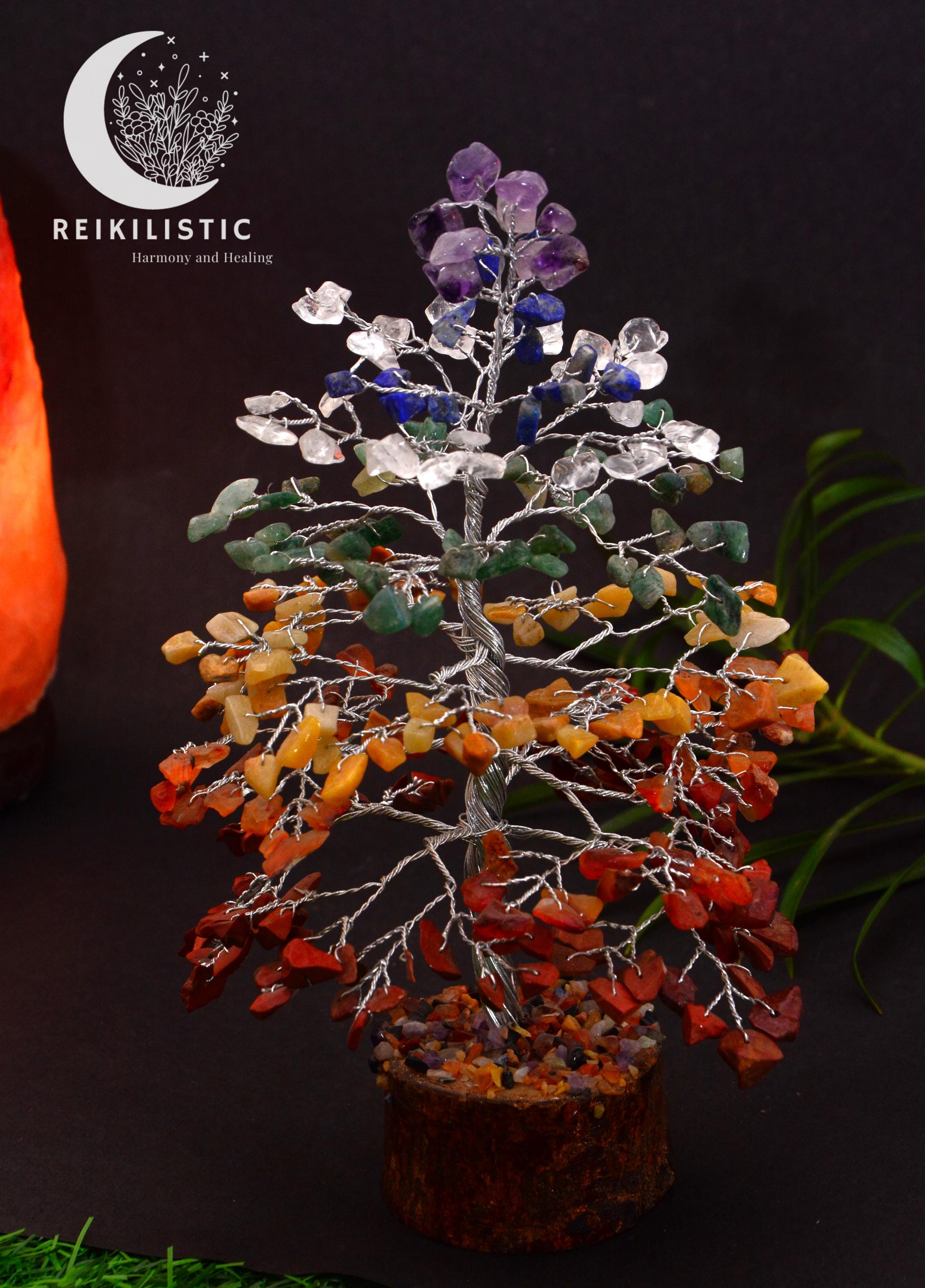 Crystal Tree for Positive Energy Meditation Feng Shui Money Bonsai Tree ...