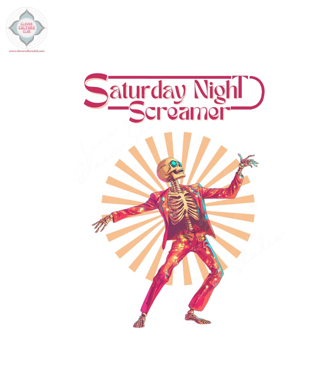 Saturday Night Screamer PNG Digital Download ONLY Sublimation Design ...