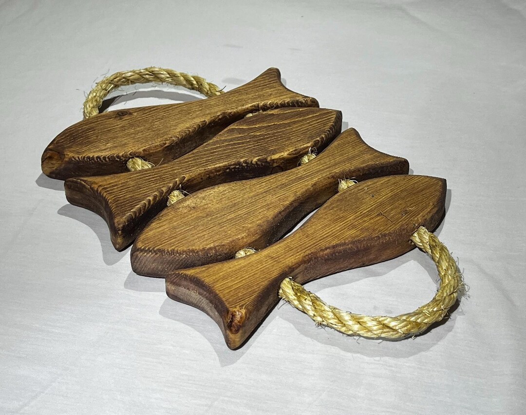 Wooden Fish Trivet - Etsy