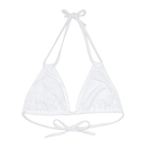 Strappy Triangle Bikini Top (AOP) - Etsy