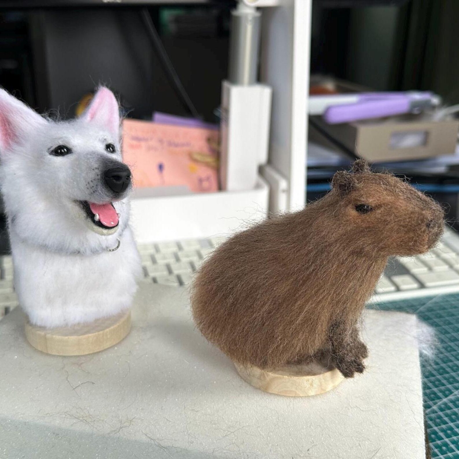 Custom Needle Felted Animal Replica | Handmade Miniature | Capybara - Etsy