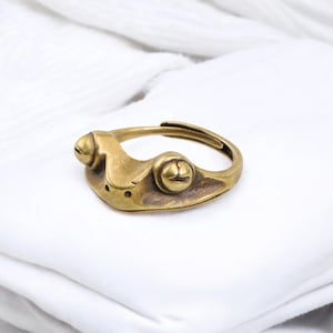Vintage Style Silver Toad Ring: Adjustable Alloy Frog Jewelry Gift - Etsy