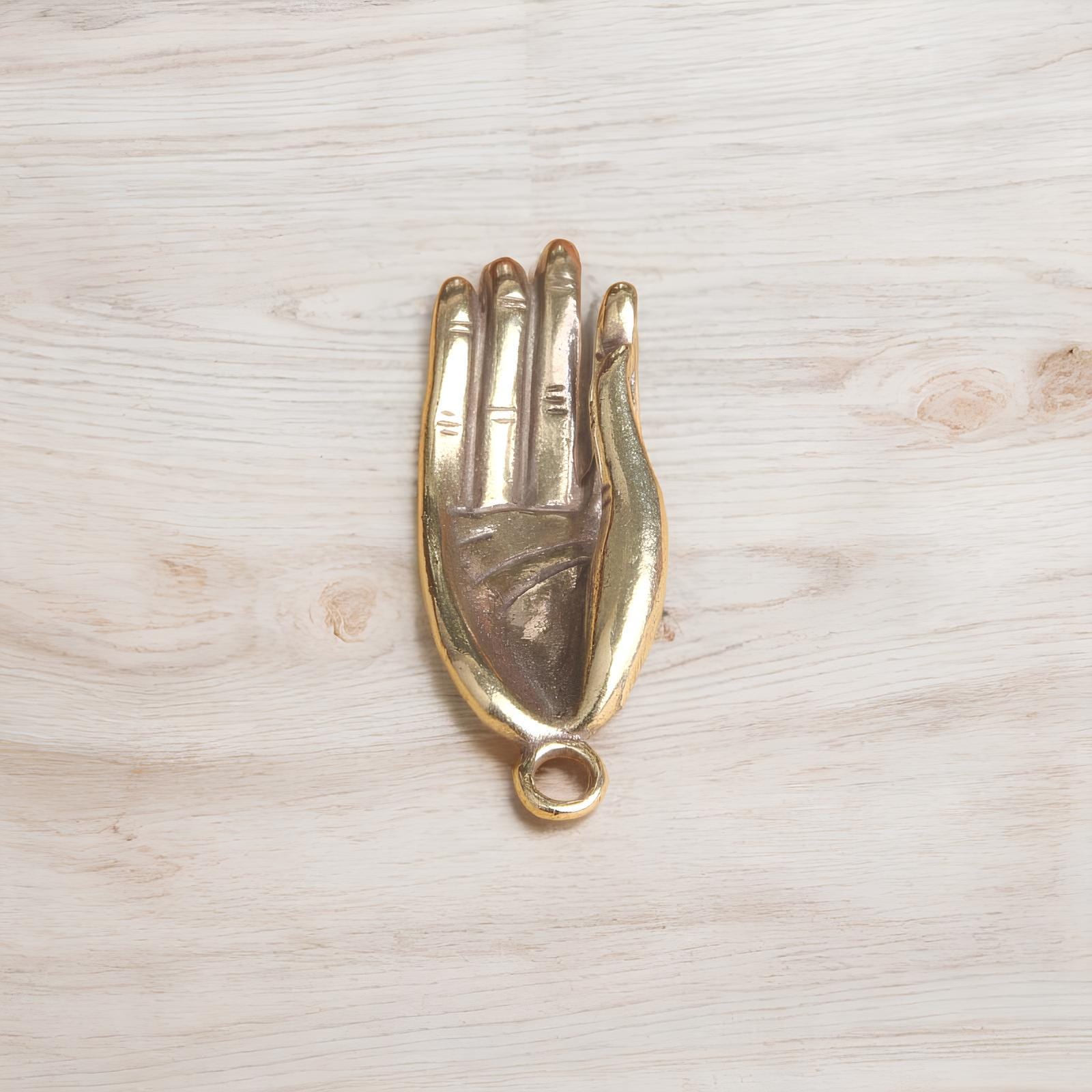 Antique White Copper Lotus Finger Keychain Wishful Bergamot Pendant ...