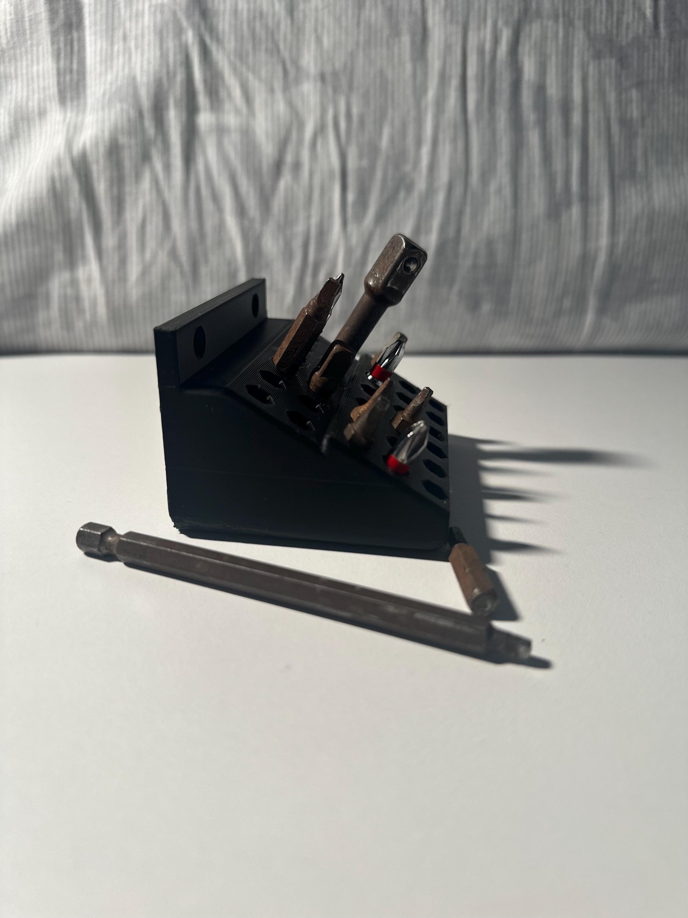 Screw Driver Bit - Hex Bit Storage - Wall Mountable - Holds 30 Bits! - Etsy