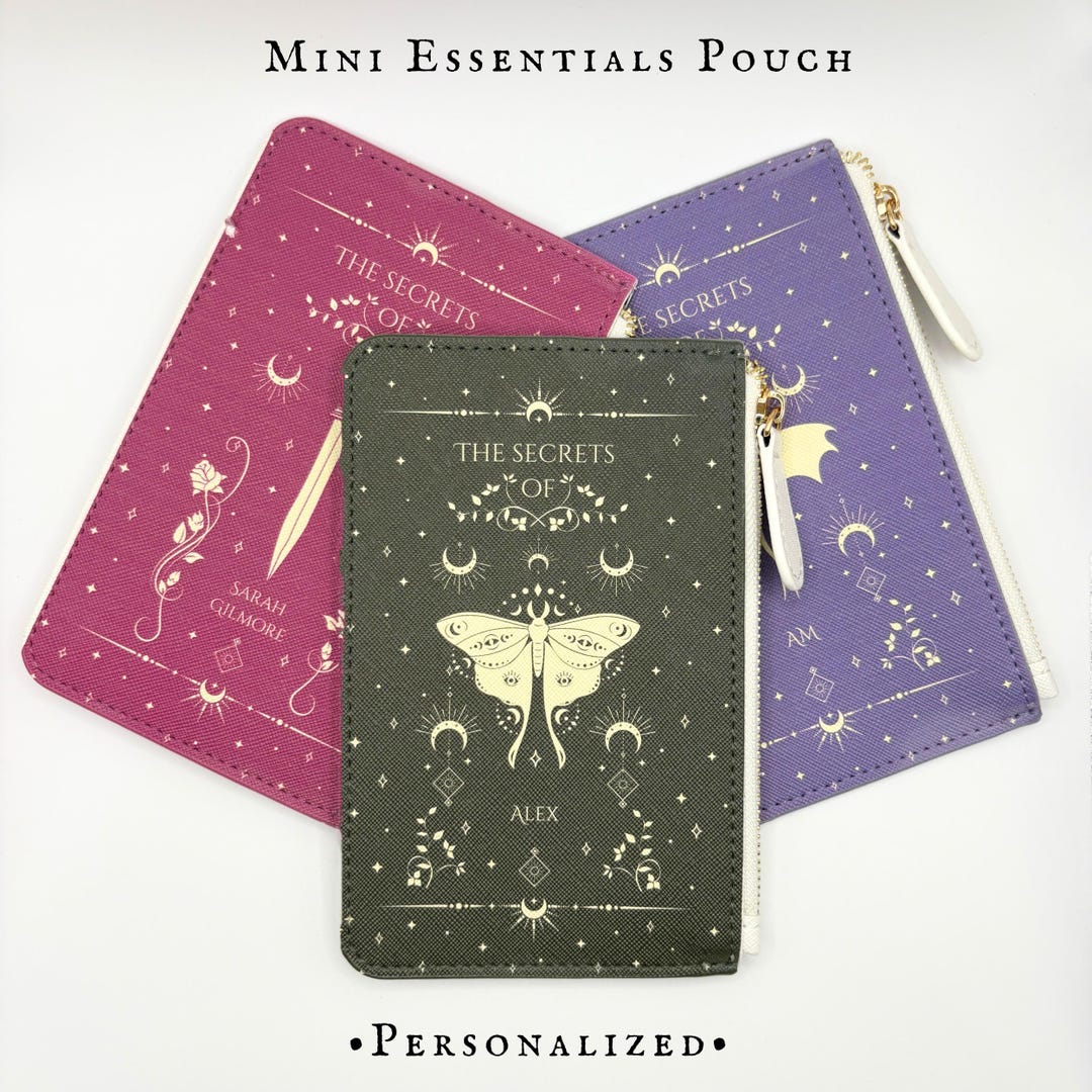 Personalized Coin Purse Book Wallet Slim Wallet Women Cute Wallet Card ...