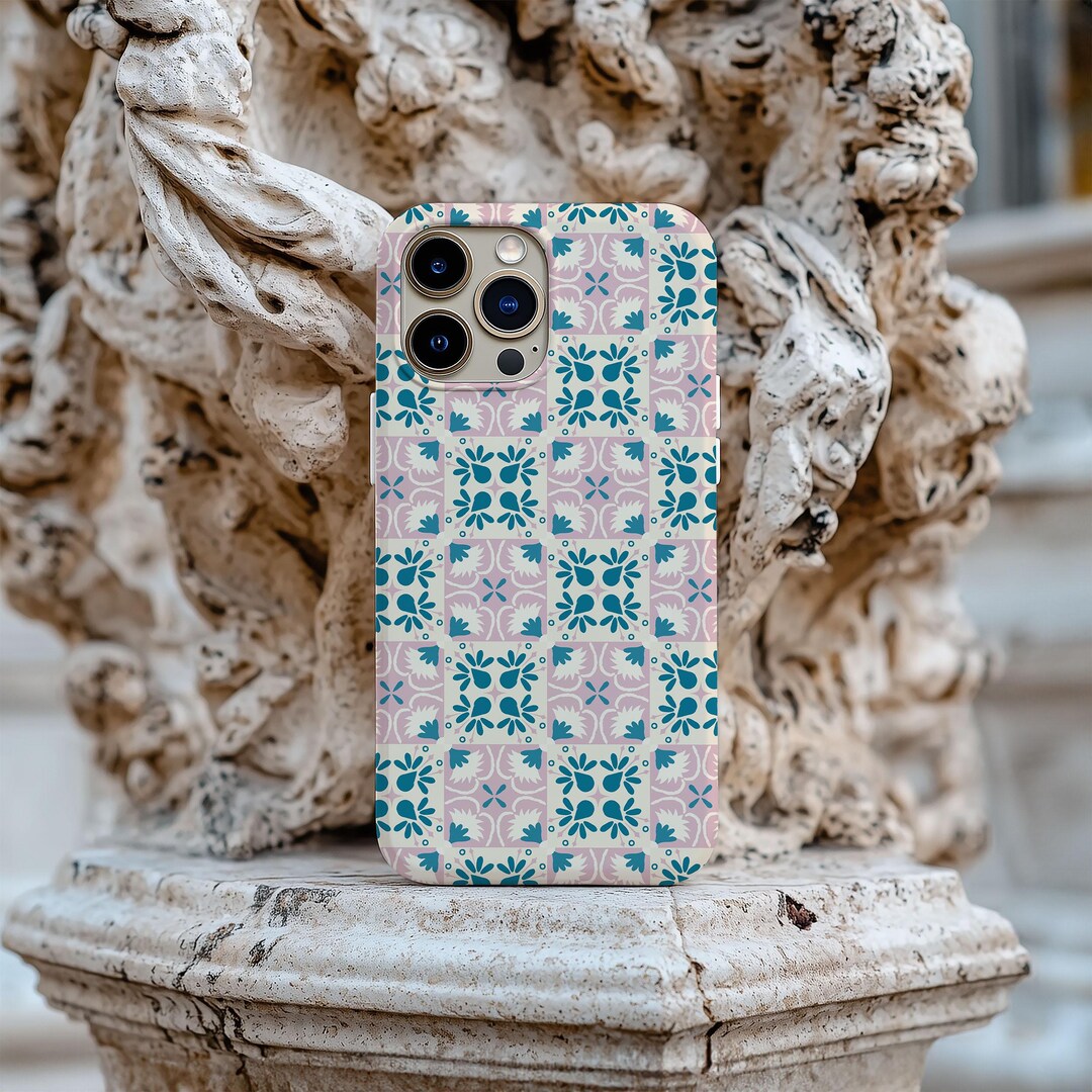 Mosaic Phone Case Mediterranean Tiles Sicilian European Phone Case ...