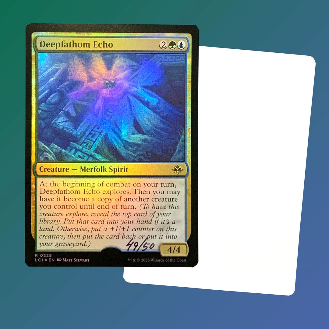 Deepfathom Echo, Signed Foil Artist Proof Card - Etsy