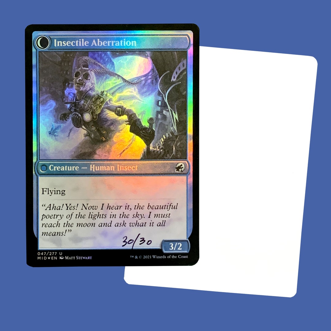 Insectile Aberration Signed Foil Artist Proof Card - Etsy