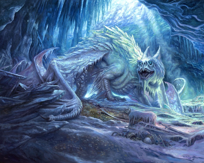 Icing Death, Frost Tyrant, Signed Giclee Print - Etsy