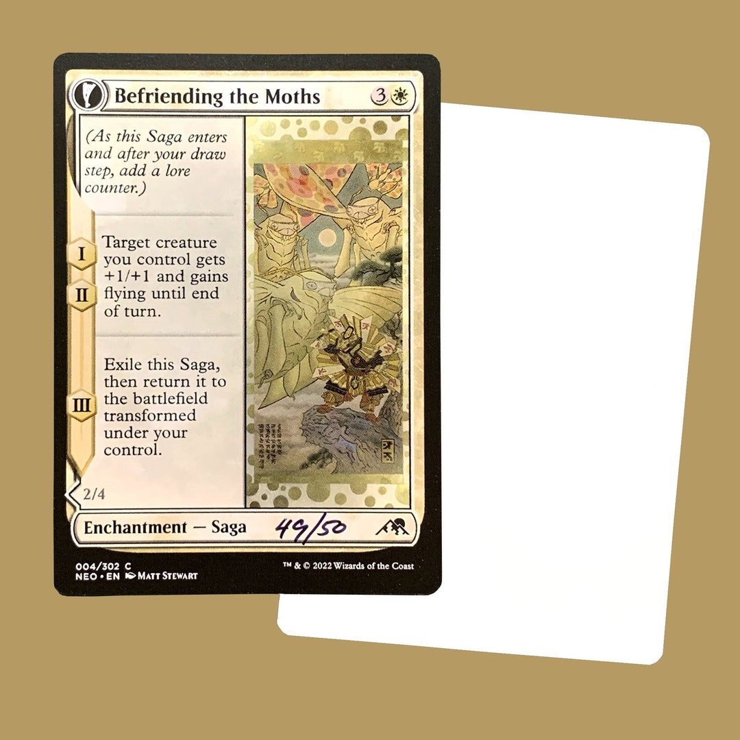 Befriending the Moths Signed Artist Proof Card - Etsy