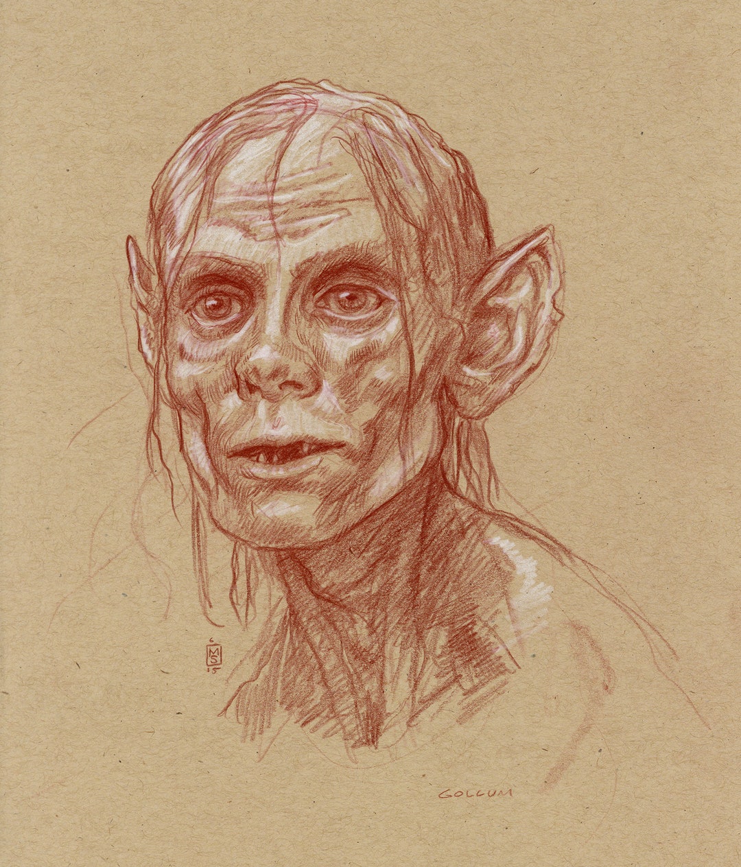 Gollum And Smeagol Drawings