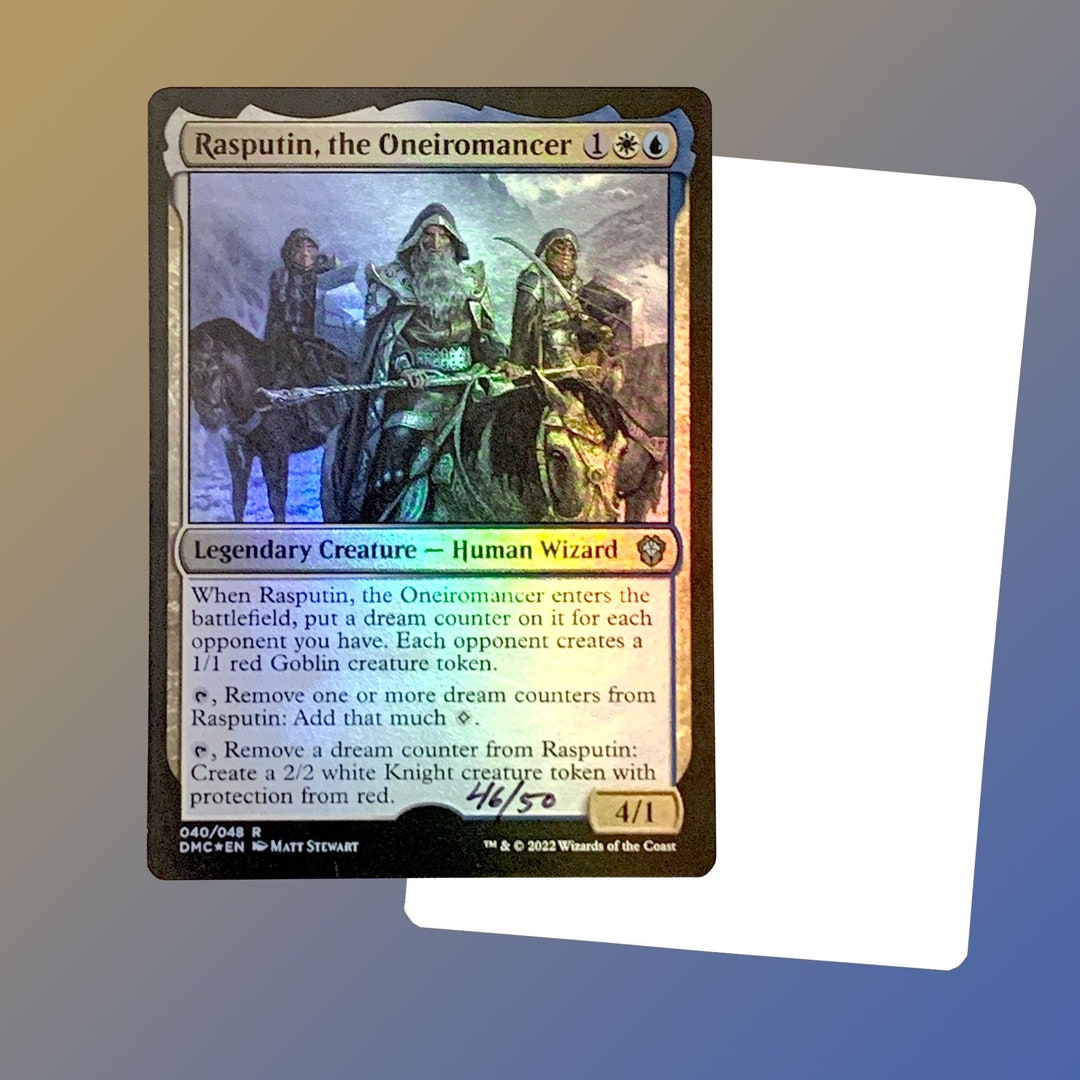 Rasputin, the Oneiromancer Signed Foil Artist Proof Card - Etsy