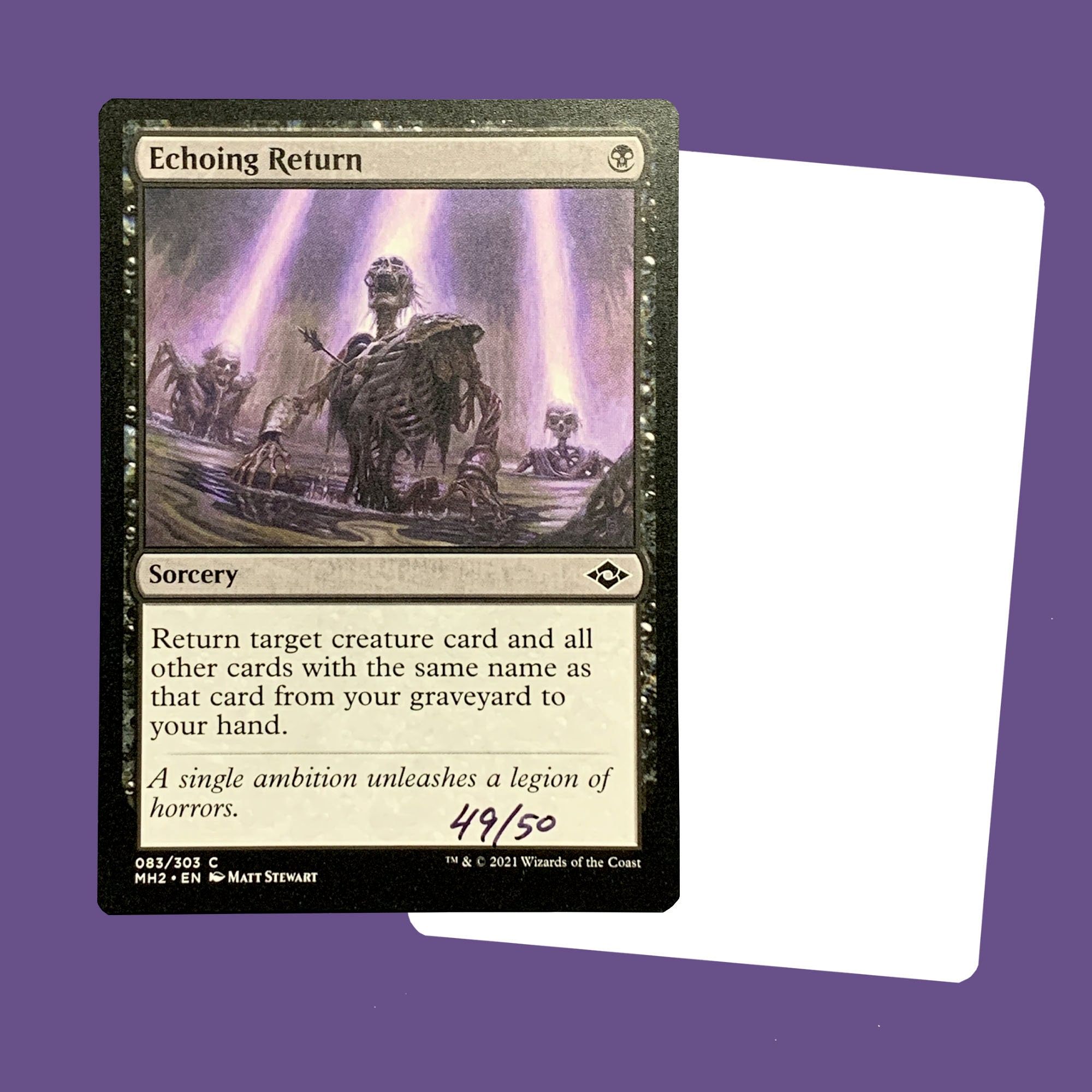 Echoing Return Signed Artist Proof Card - Etsy