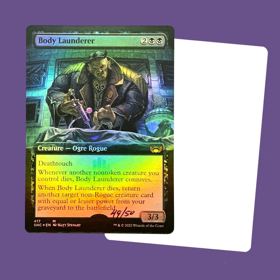 Body Launderer Signed Extended Art Artist Proof Card - Etsy