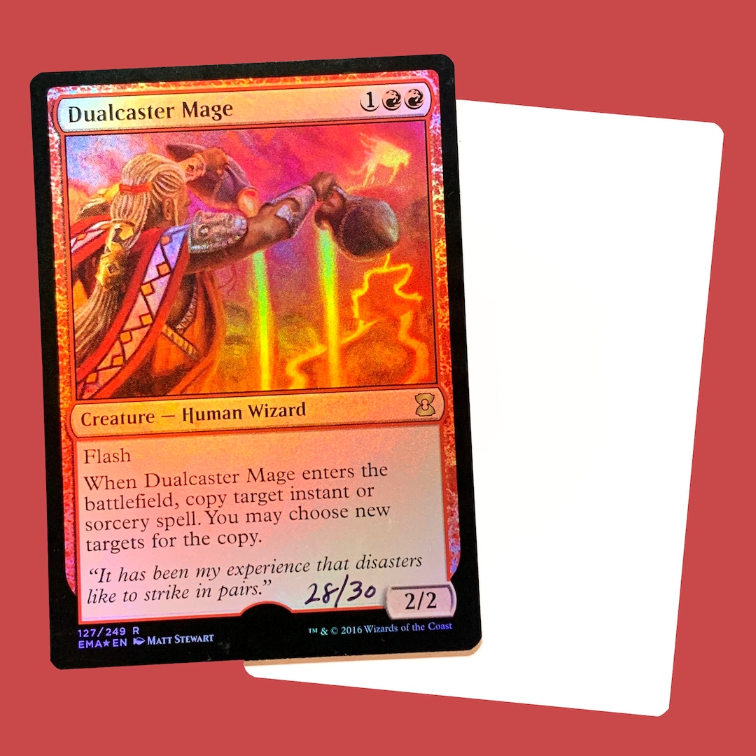 Dualcaster Mage Signed Foil Artist Proof Card - Etsy