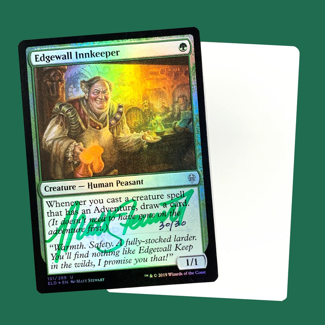 Edgewall Innkeeper Signed Foil Artist Proof Card - Etsy