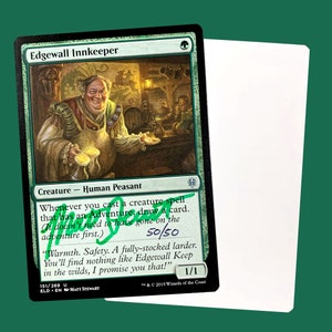 Edgewall Innkeeper Signed Artist Proof Card - Etsy