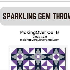 Sparkling Gem Quilt Pattern - Etsy