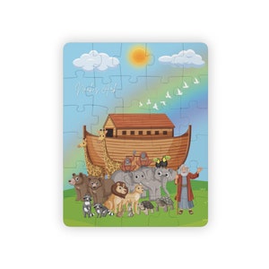 Noah's Ark/kids' Puzzle, 30-piece - Etsy