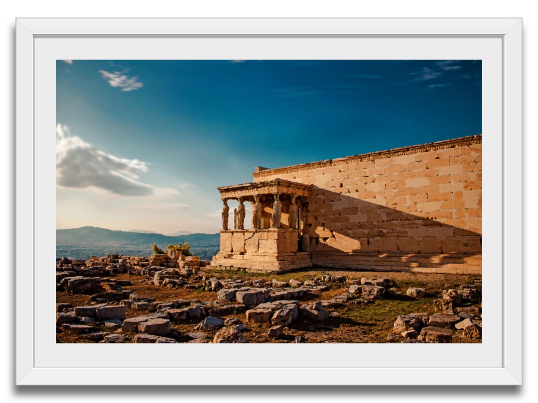 Acropolis,acropolis Poster,ancient Greek Art,mediterranean Art,oil ...